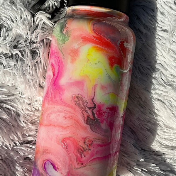 Epoxy Water Bottle - Etsy