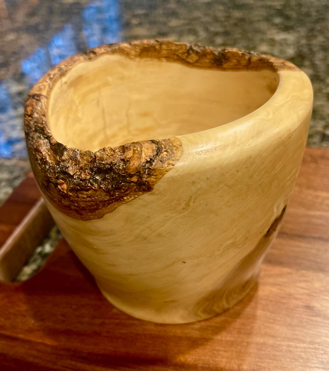 Spalted Ash Live Edge Vase. Reclaimed Beautiful Wood Vase. - Etsy