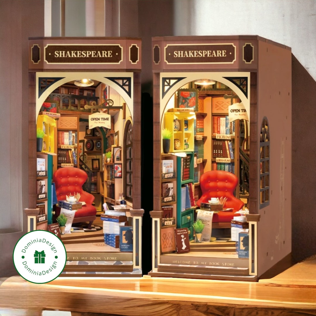 Shakespeare Bookstore Book Nook DIY Book Nooks Build Your Own Book Nook ...