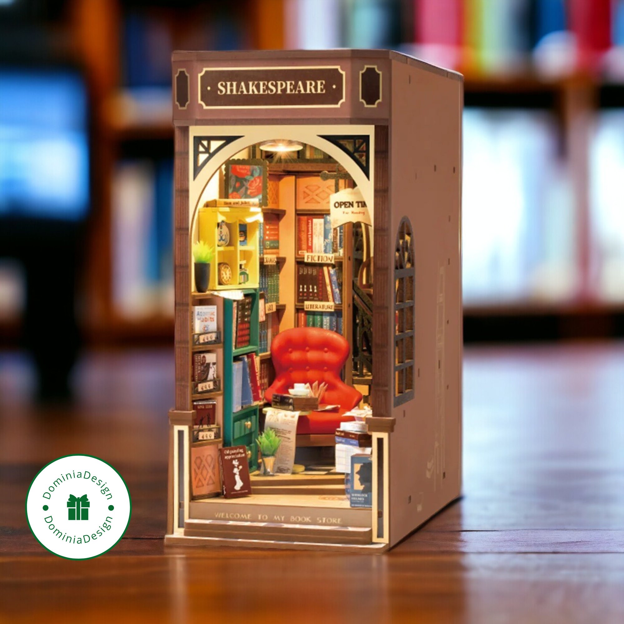Shakespeare Bookstore Book Nook DIY Book Nooks Build Your Own Book Nook ...