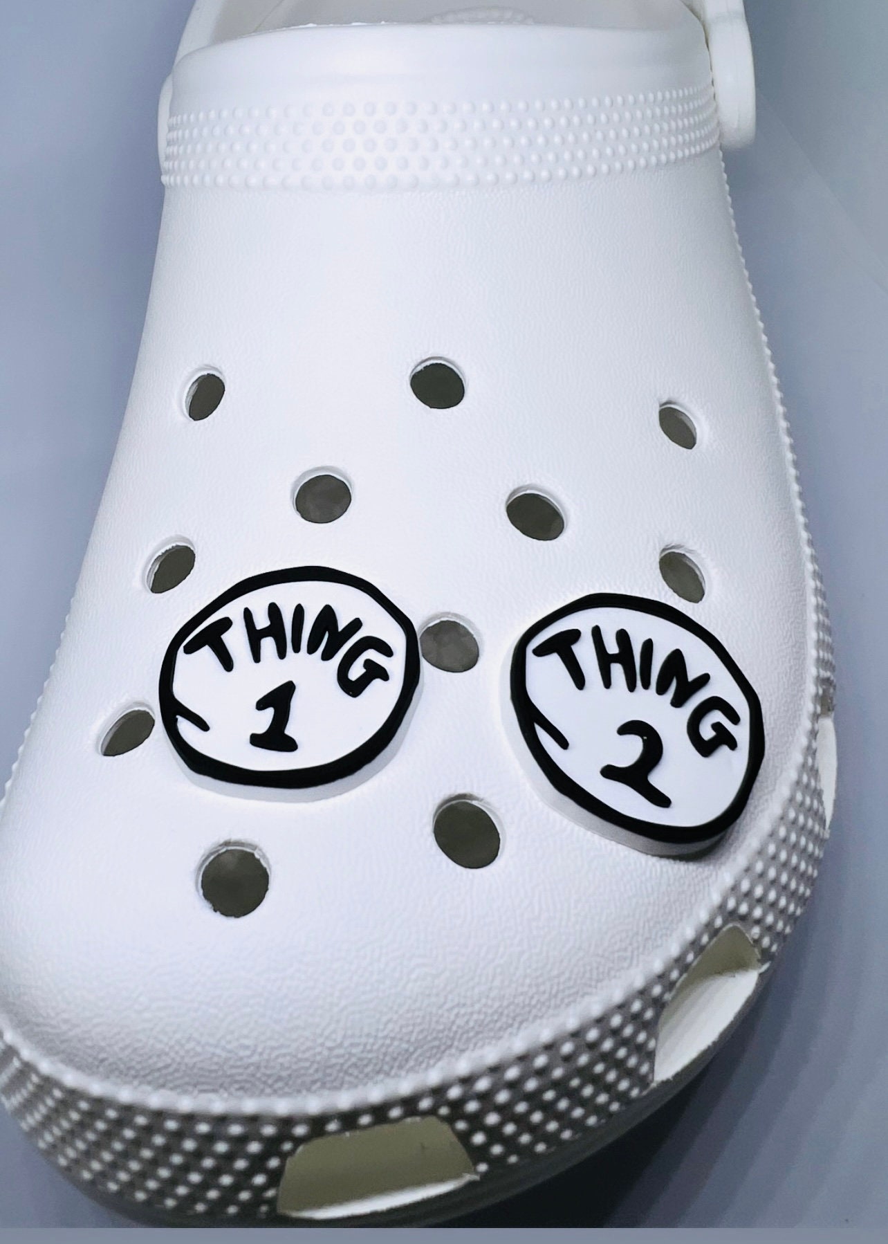 Best Friend Croc Charms Partner Croc Charms Thing 1 Thing 2 Croc Charms ...