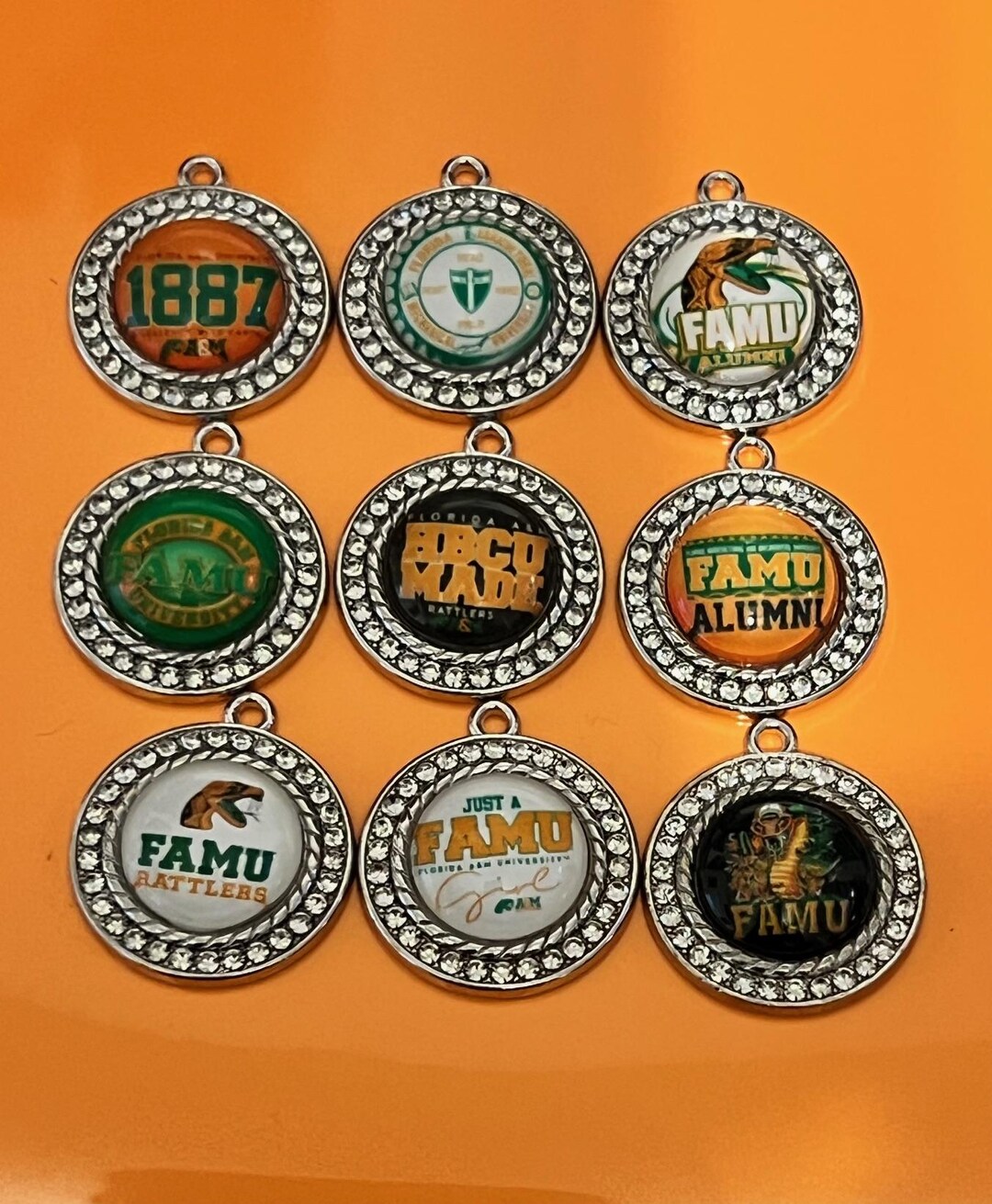 Florida A&M Rattlers HBCU Jewelry Charms Collegiate Black College ...