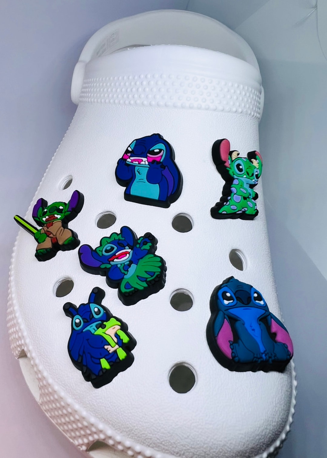 Disney Stitch Croc Charms, Lilo and Stitch Croc Jibbitz, Animated ...