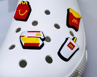 Fast Food Croc Charms Junk Food Croc Charms Grub Croc Charms - Etsy