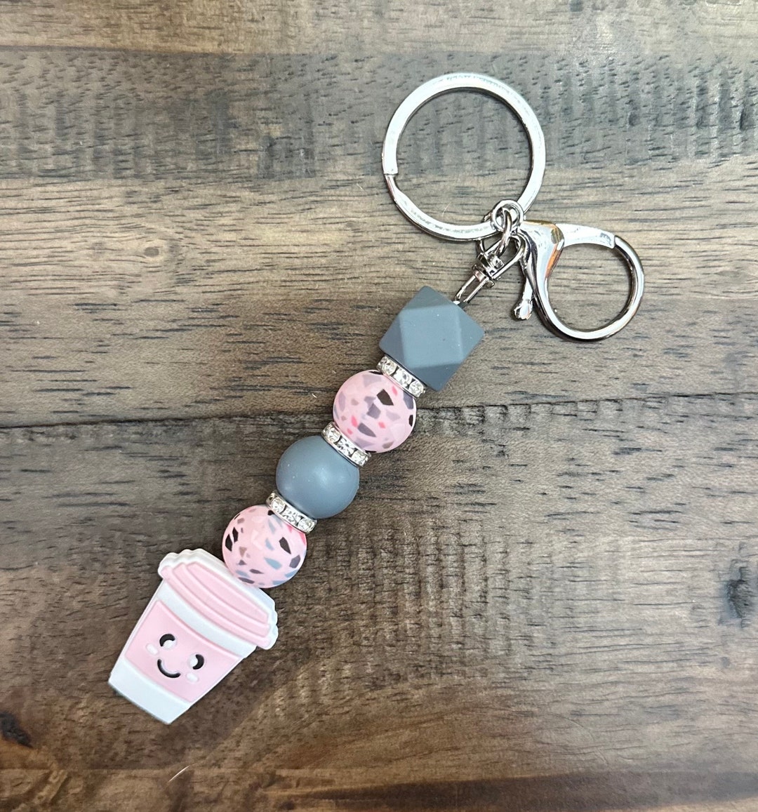 Coffee Cup Keychain, Bag, or Water Bottle Charm - Etsy