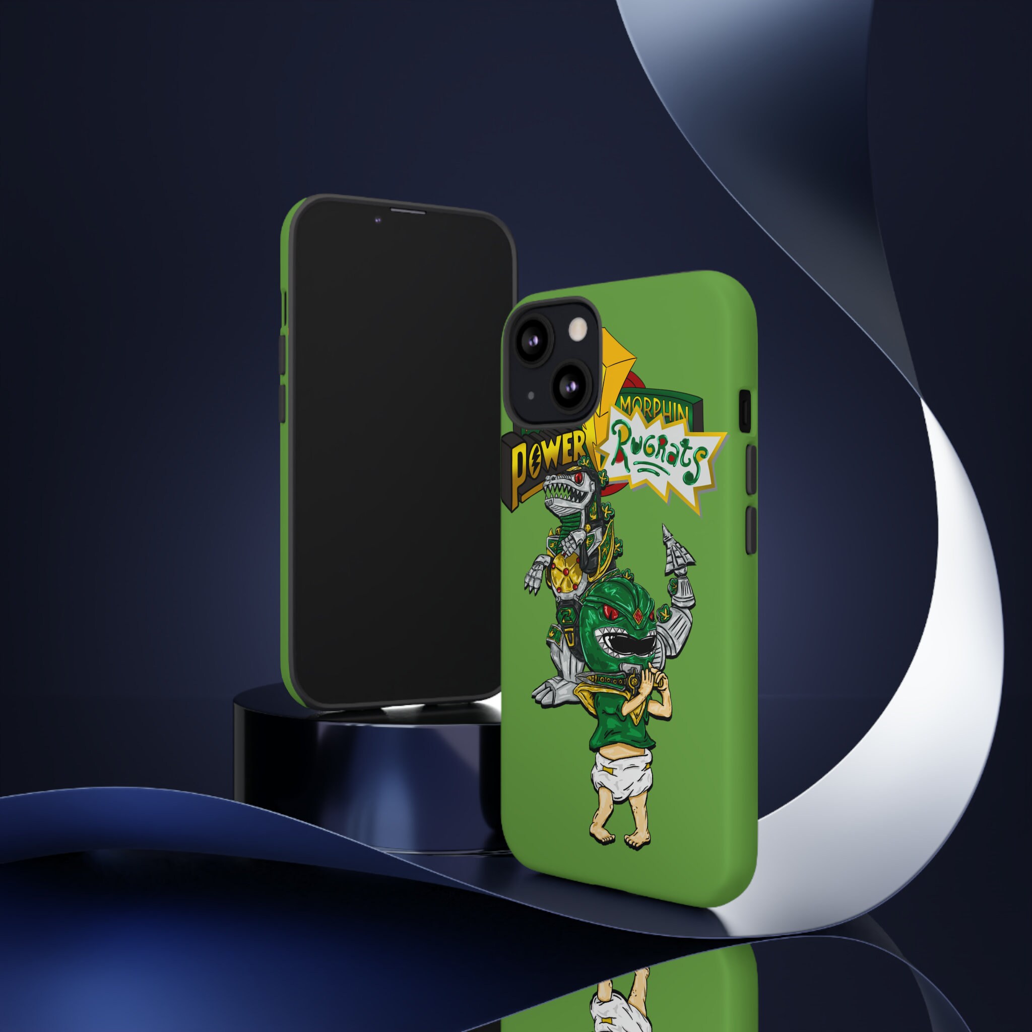 Mighty Morphin Power Ranger Rugrats Tommy Green Ranger iPhone Case ...