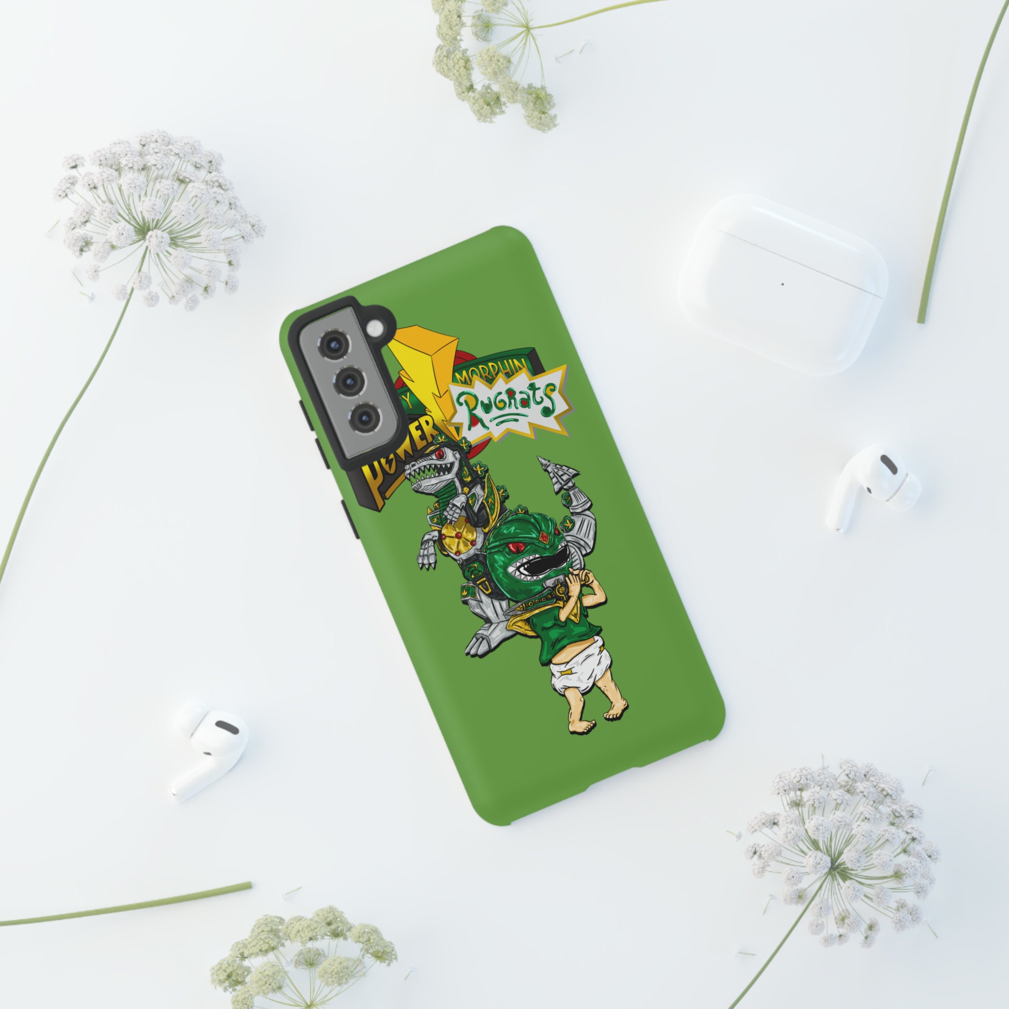 Mighty Morphin Power Ranger Rugrats Tommy Green Ranger iPhone Case ...