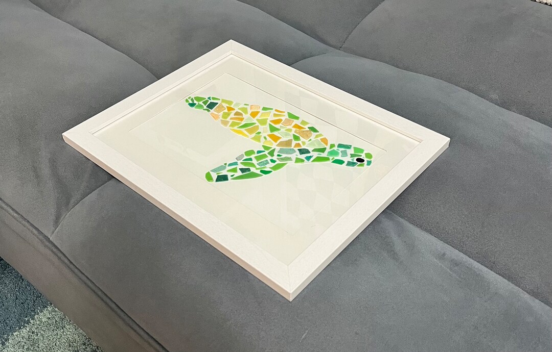 Mosaic Sea Turtle Artwork Made With Microplastics - Etsy