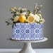 Mediterranean Wedding Cake Printable Design I Mediterranean Tiles I ...