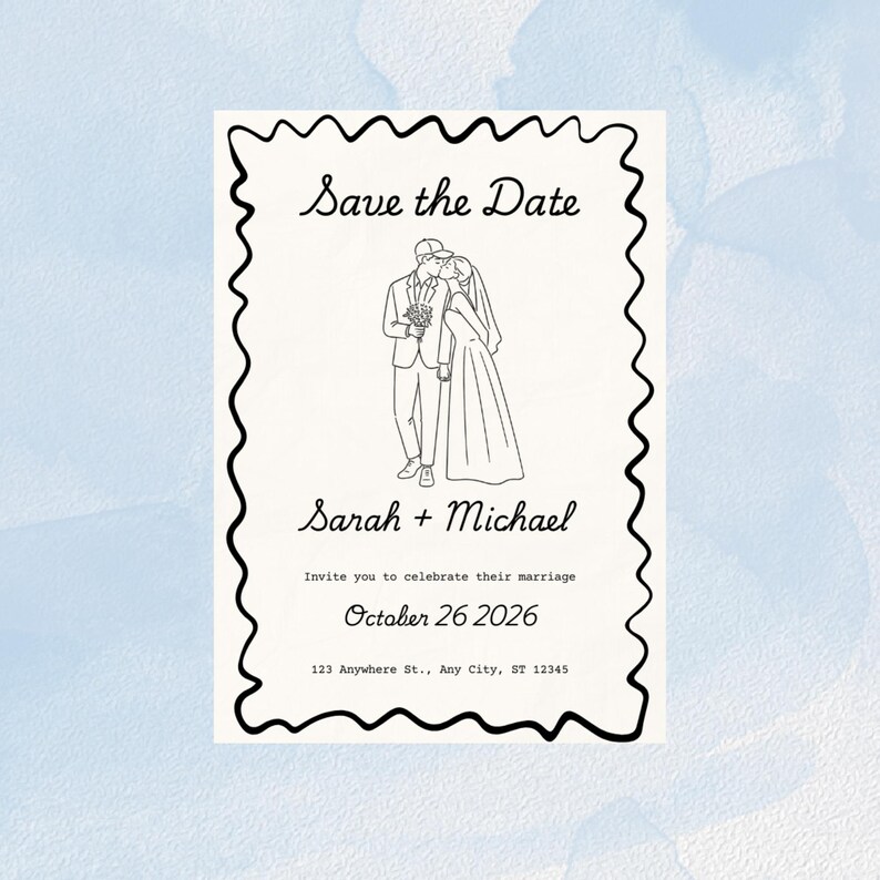 Save the Date Invitation I Personalized Animated Save the Date Video I ...