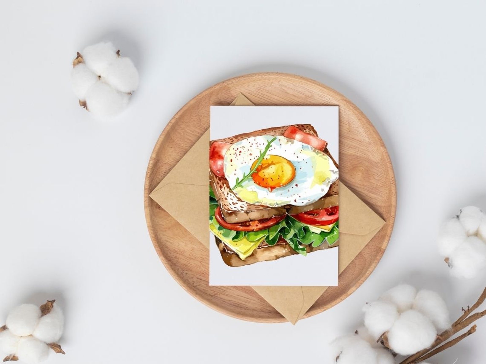Sandwich Watercolor Clipart | Sticker | PNG Bundle | Digital Download ...