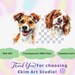 Cute Dogs PNG Watercolor Clipart Animal PNG PNG Bundle Digital Download ...