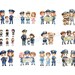Police Station Watercolor Clipart | Police Kids Clipart | PNG Bundle ...