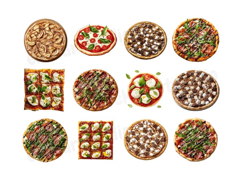 Pizza Realistic Clipart Juicy Pizza PNG Pizza PNG PNG Bundle Food ...