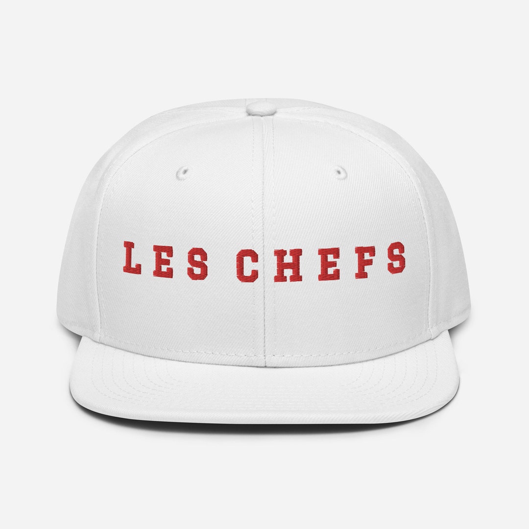 Les Chefs Flat Brim Embroidered Hat kansas City Chiefs - Etsy