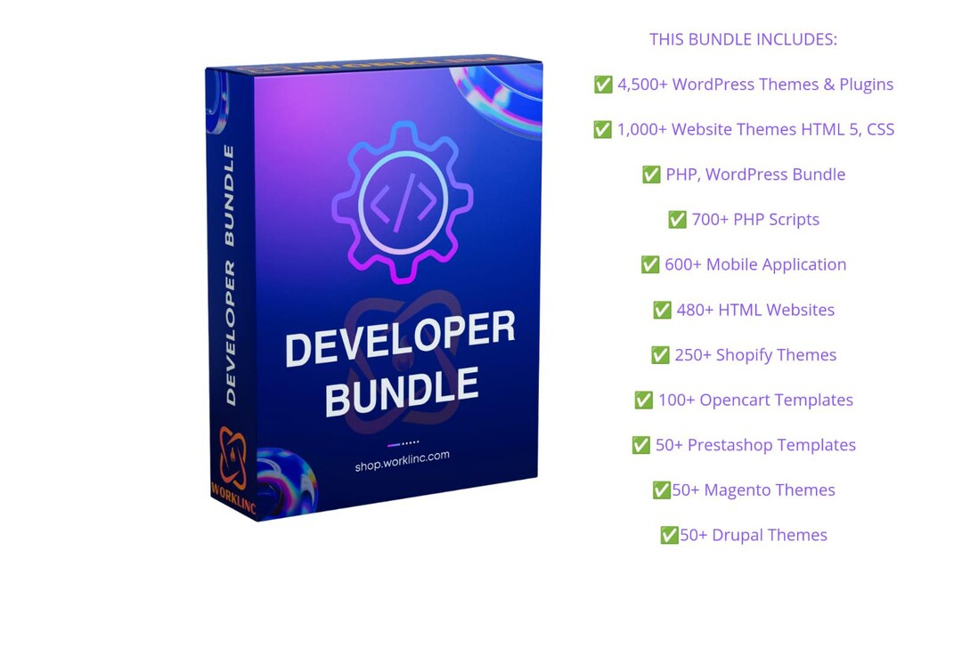Ready-made Website Templates Bundle in PHP and CSS Formats - Etsy