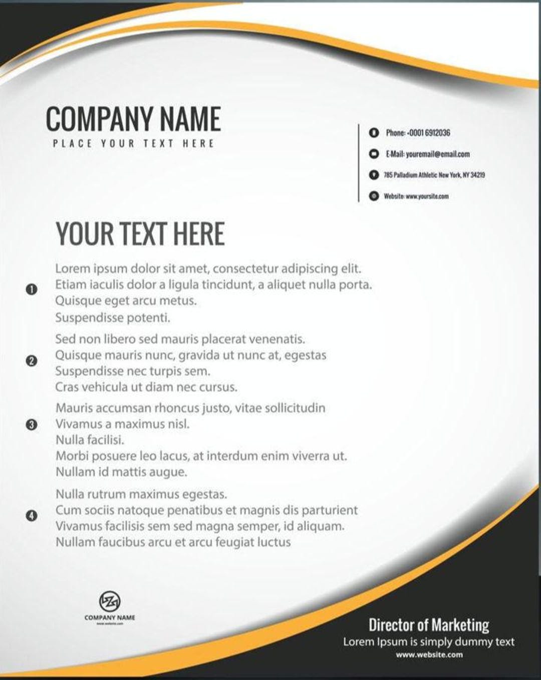 Professional Small Business Letterhead, Business Stationary Template ...