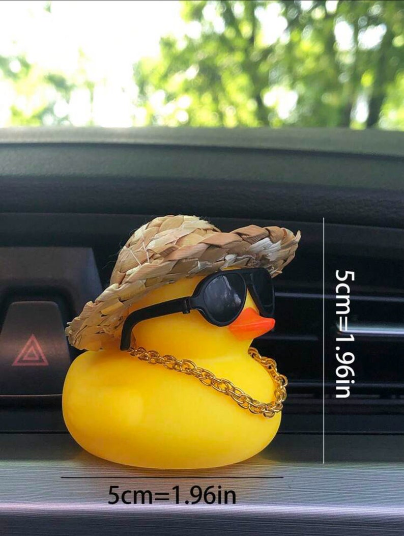 Cute Rubber Car Duck Rearview Mirror for Decoration Car Accessories and ...