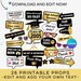 Class Reunion Photo Booth Props Funn High School Reunion Props Editable ...