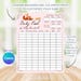 Baby Pool Game Baby Shower Printable Baby Predictions Game Editable ...