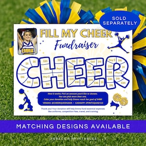 Editable Cheer Fundraiser Template Fill My Cheer Fundraiser Form ...