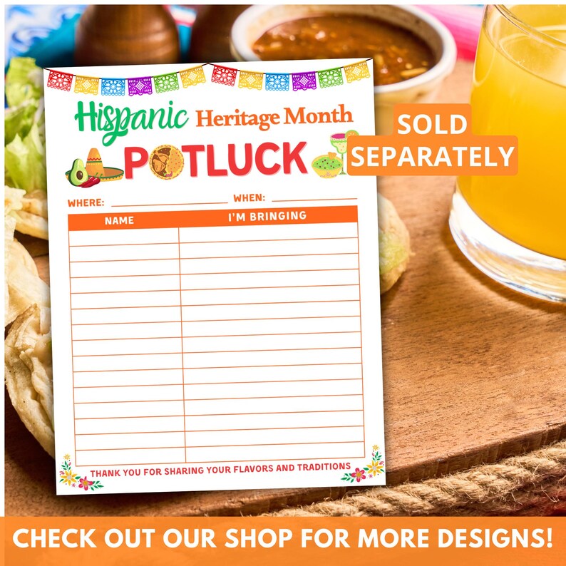 Friendsgiving Potluck Sign up Sheet Planner Office Thanksgiving Dinner ...