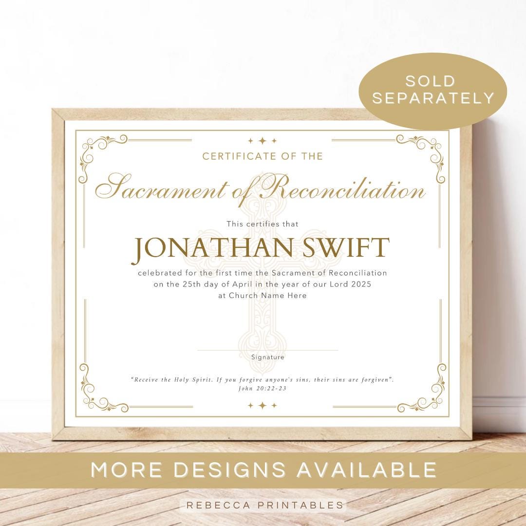 Editable Catechist Certificate of Completion Catechism Certificate ...