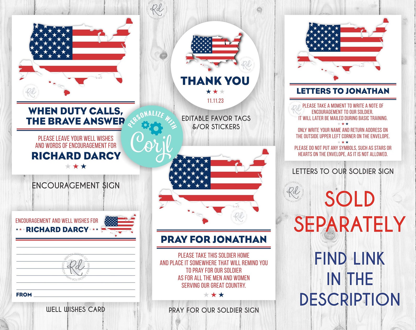 Letters to Our Sailor Sign Letter to Our Soldier Military Party Sign ...