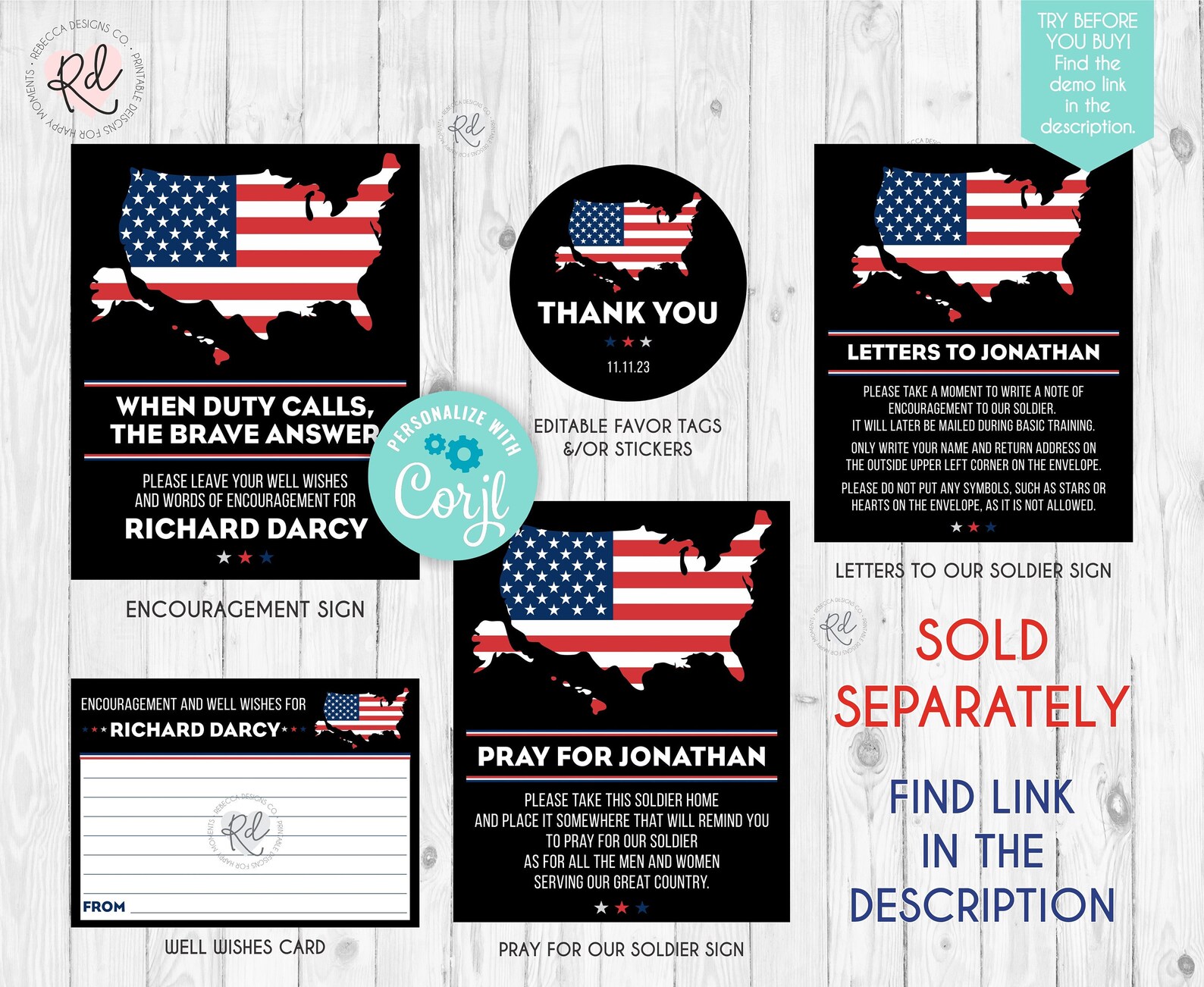 Letters to Our Soldier Sign Military Party Sign Deployment Party Army ...