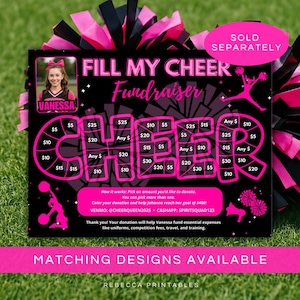 Editable Cheer Fundraiser Template Fill My Cheer Fundraiser Form ...