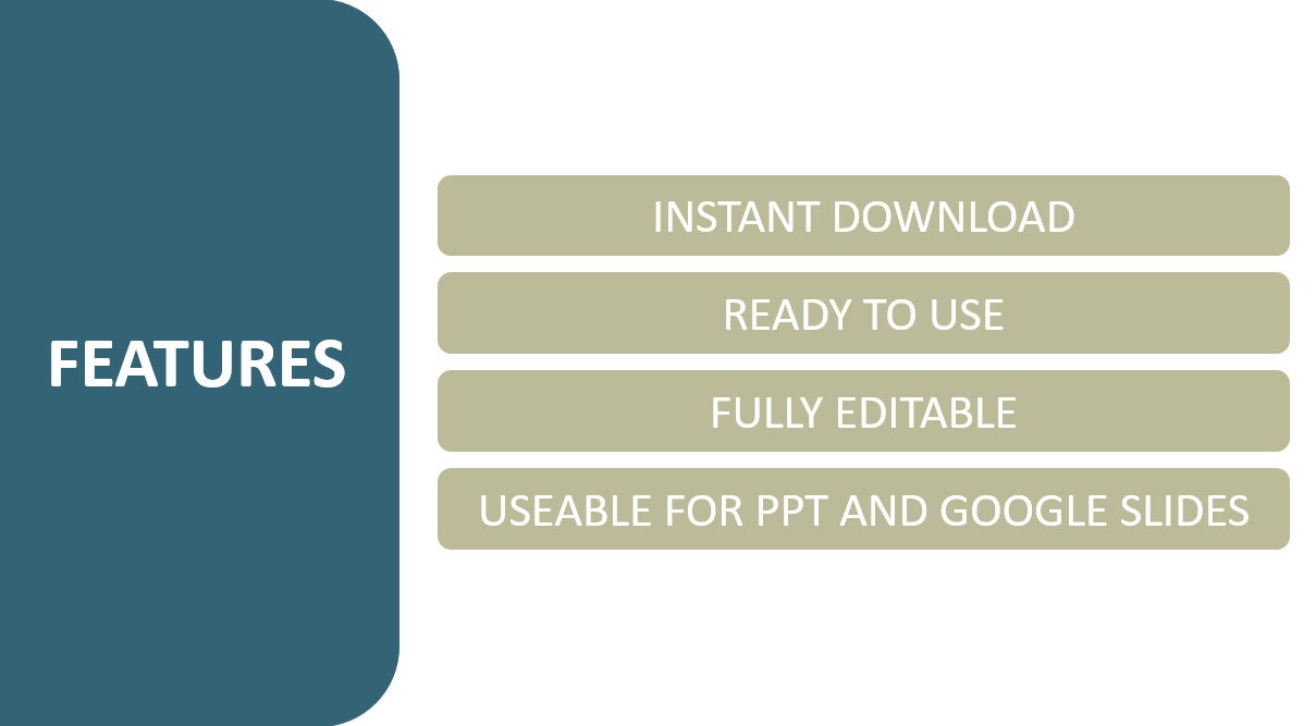 50 Powerpoint Templates Editable and Clean - Etsy