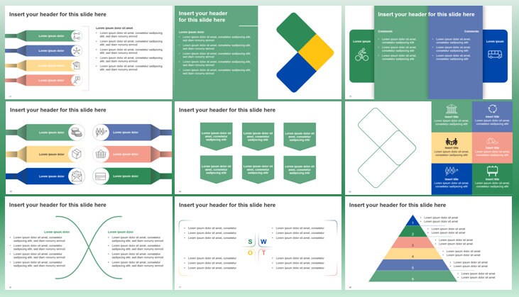 Minimal, Modern & Clean Powerpoint Template / 80+ Slides / Design ...