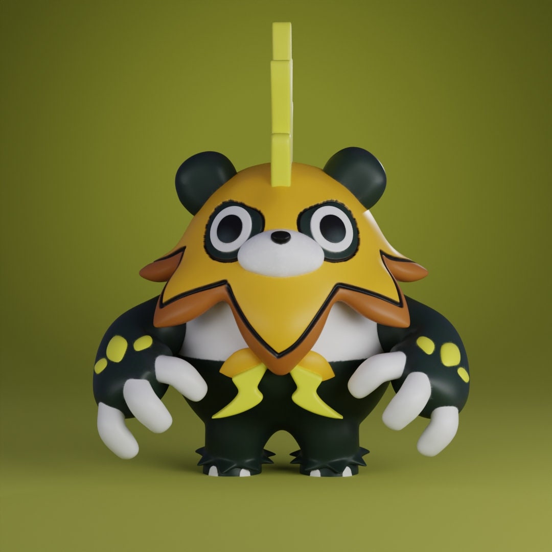 Mossanda Lux Palworld 3D Printed Model - Etsy