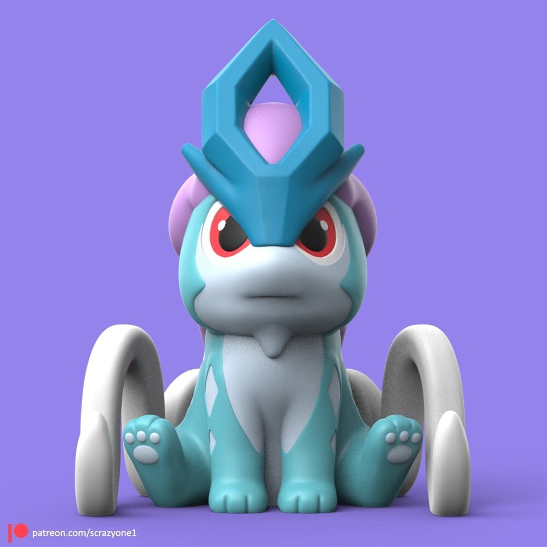 Suicune, Raikou, & Entei Models Legendary Models Chibi Legendary - Etsy