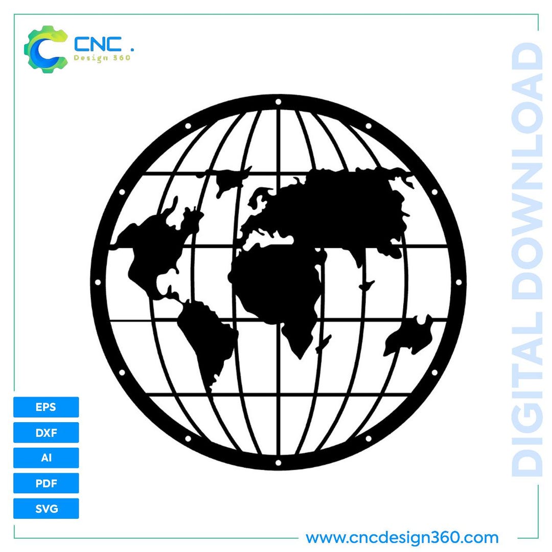 MAP CLOCK Unique Design for Cnc Design 360 New Design for Wall Clock ...