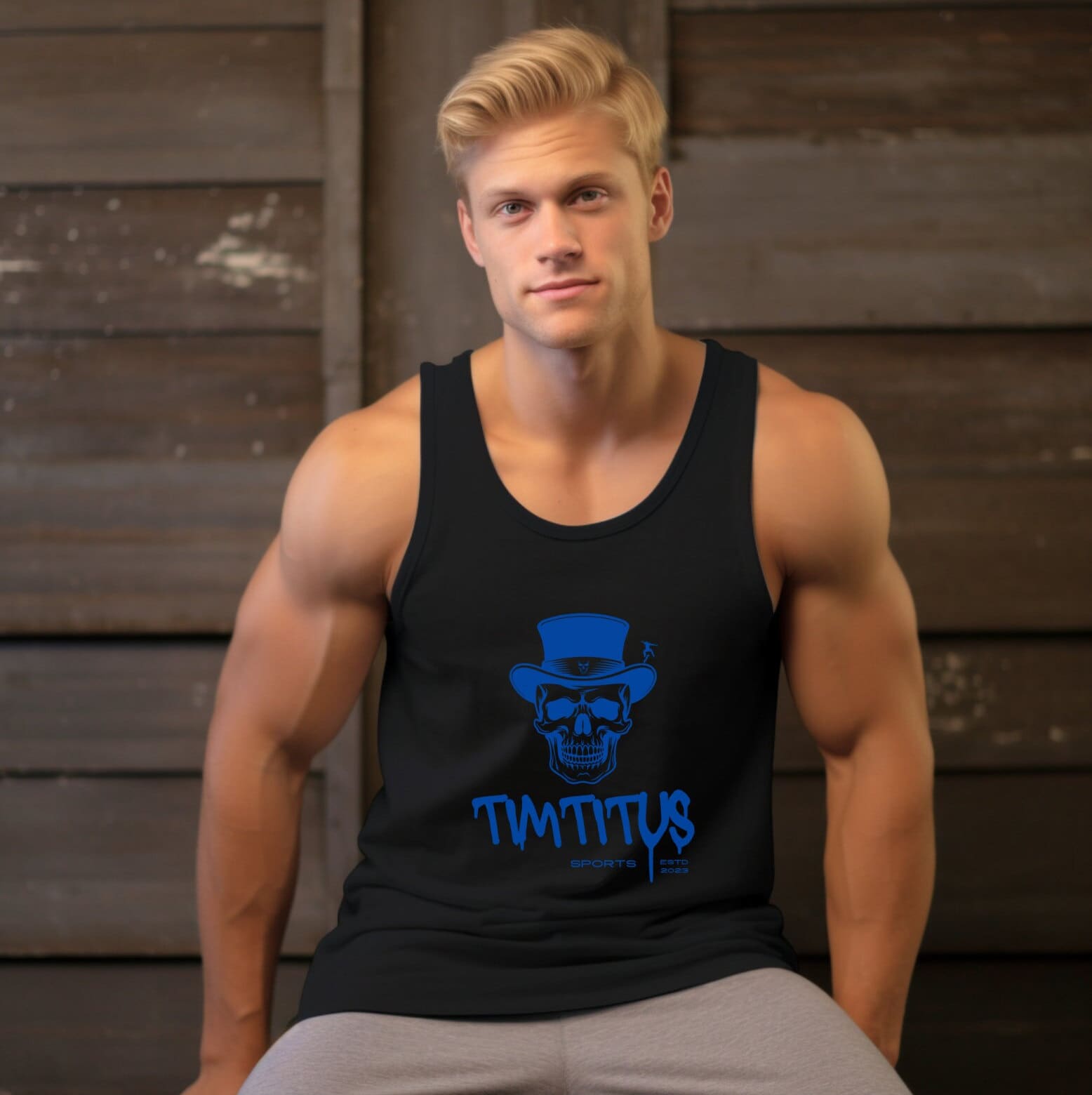 Personalized Tank Top, Tank Top for Men, Tank Top With Skul, Gift for ...