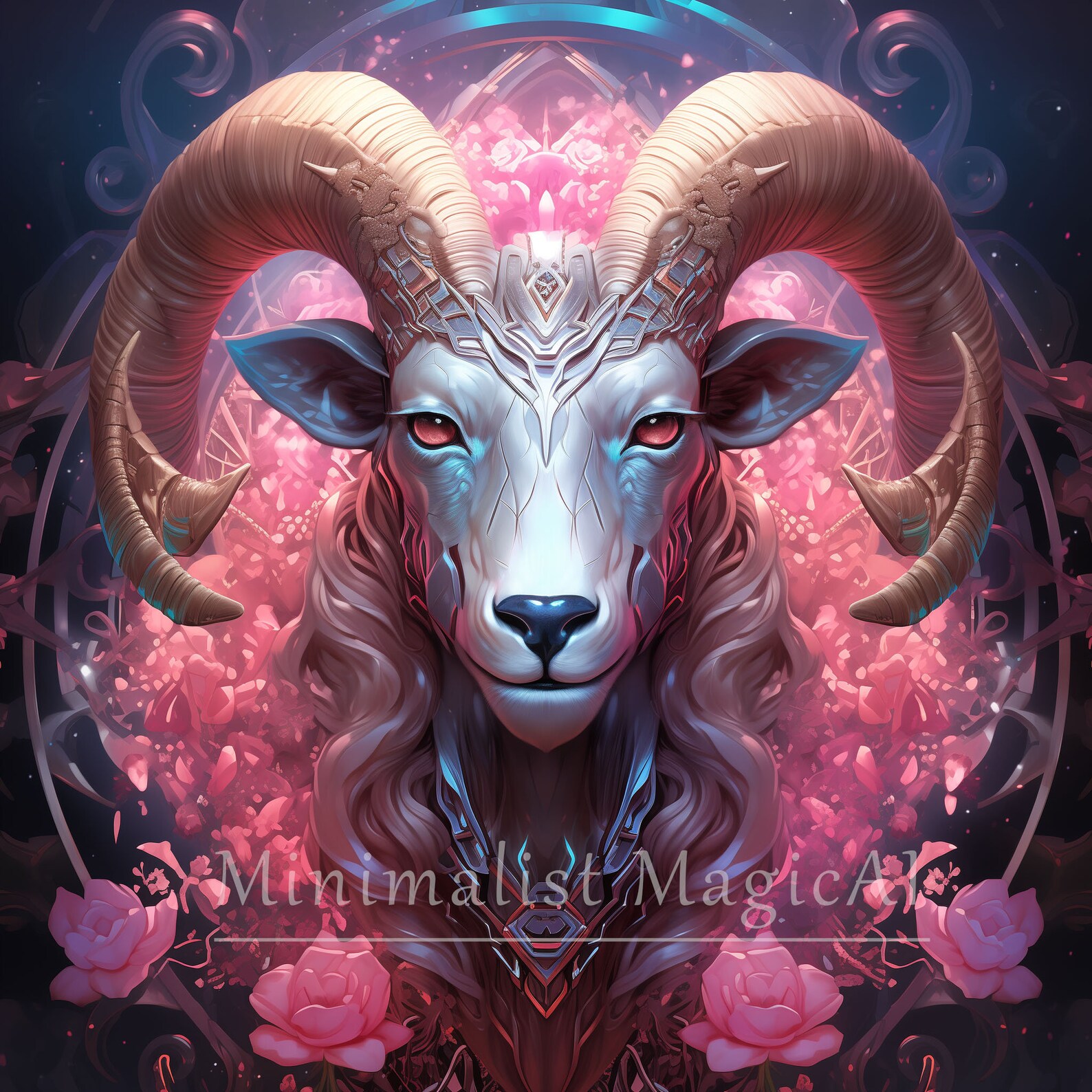 Fantasy Astro Signs - Aries | AI Generated | AI Art | Digital Download ...