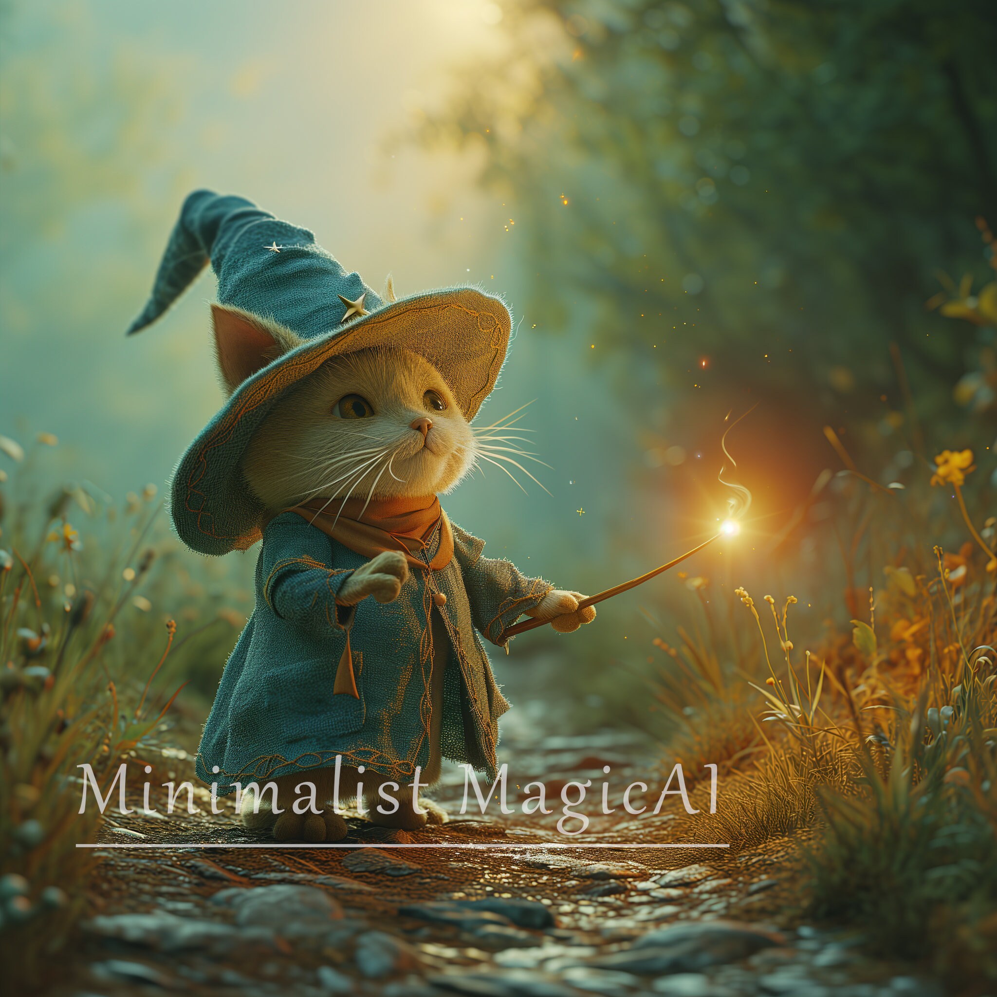 Cat Wizards | AI Generated | AI Art | Digital Download | Wall Art Print ...
