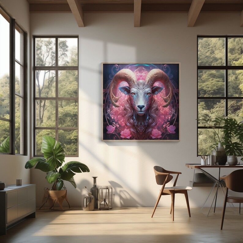 Fantasy Astro Signs - Aries | AI Generated | AI Art | Digital Download ...
