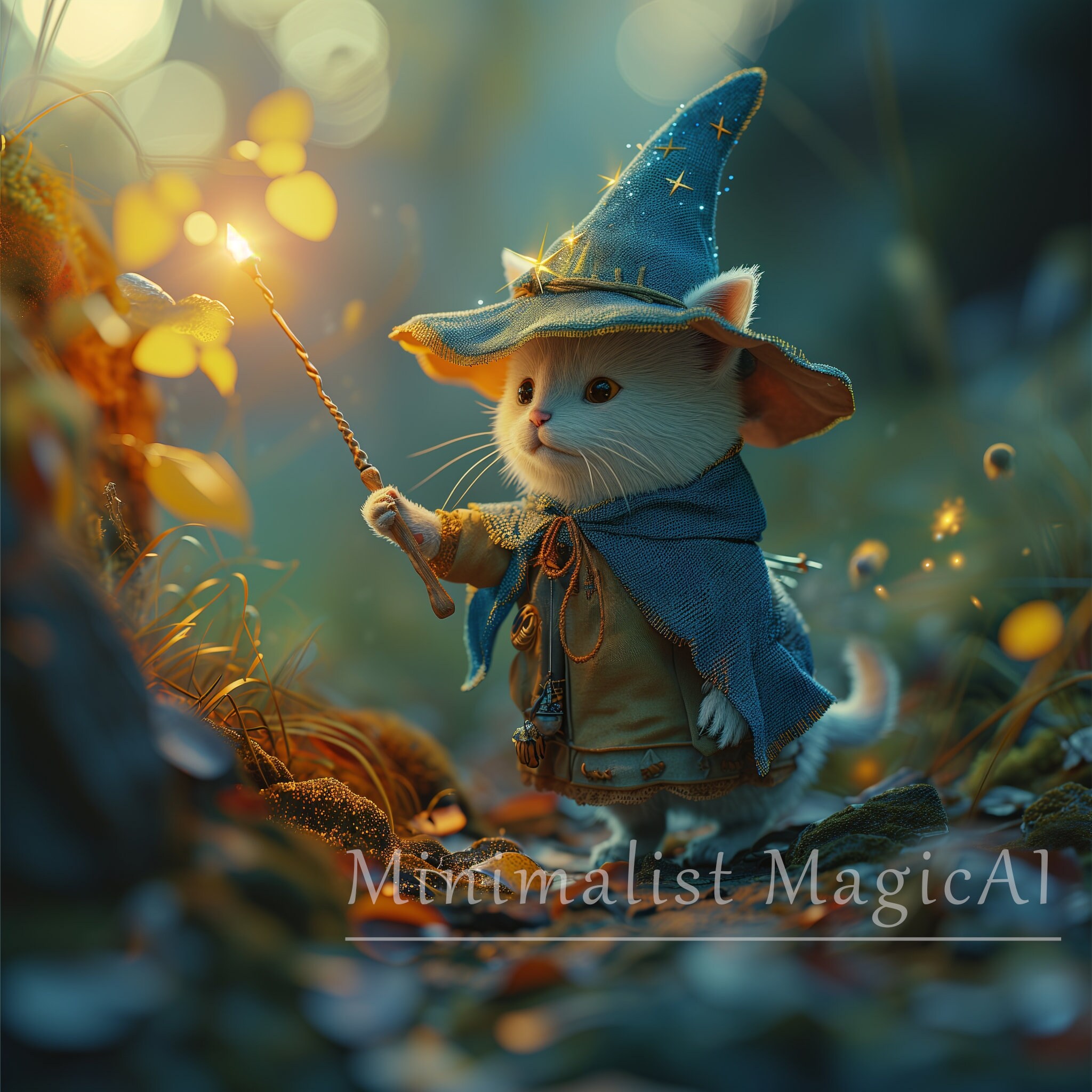 Cat Wizards | AI Generated | AI Art | Digital Download | Wall Art Print ...