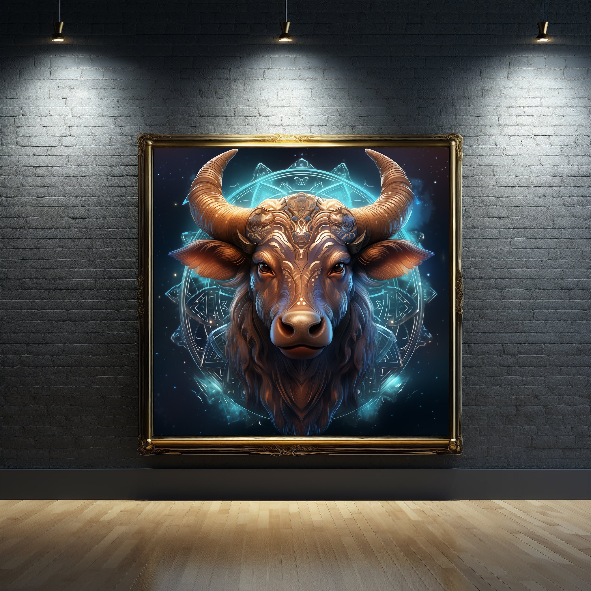 Fantasy Astro Signs - Taurus | AI Generated | AI Art | Digital Download ...
