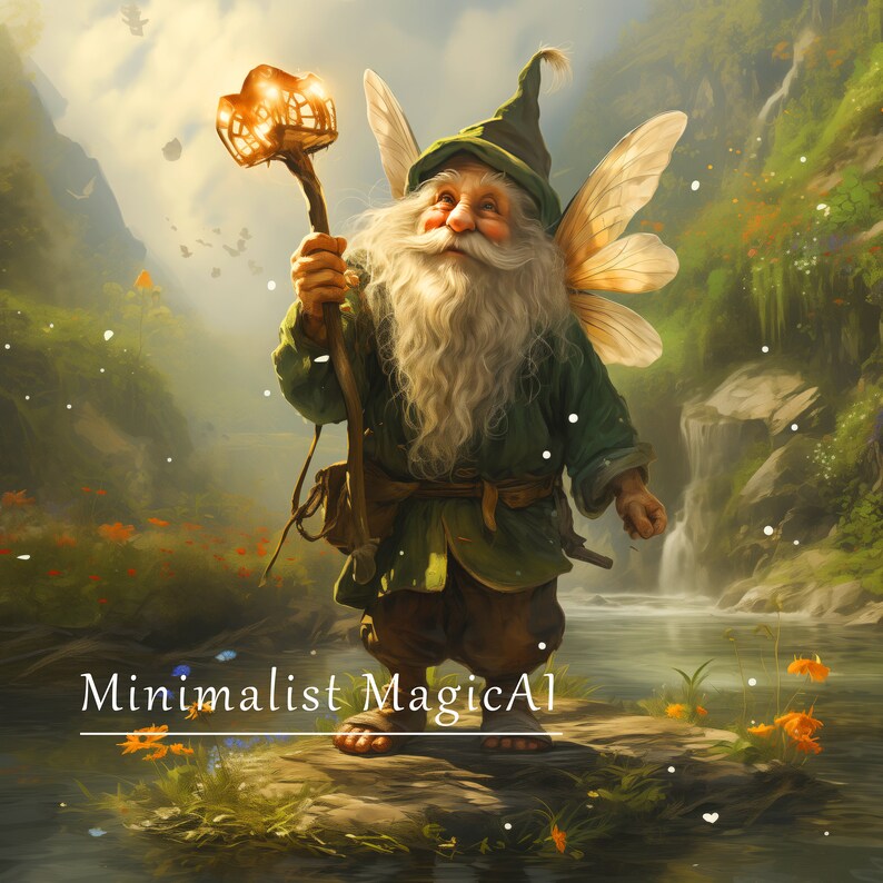 Dwarfs and Mystic River Bundle | AI Wall Art Print | Digital Download ...