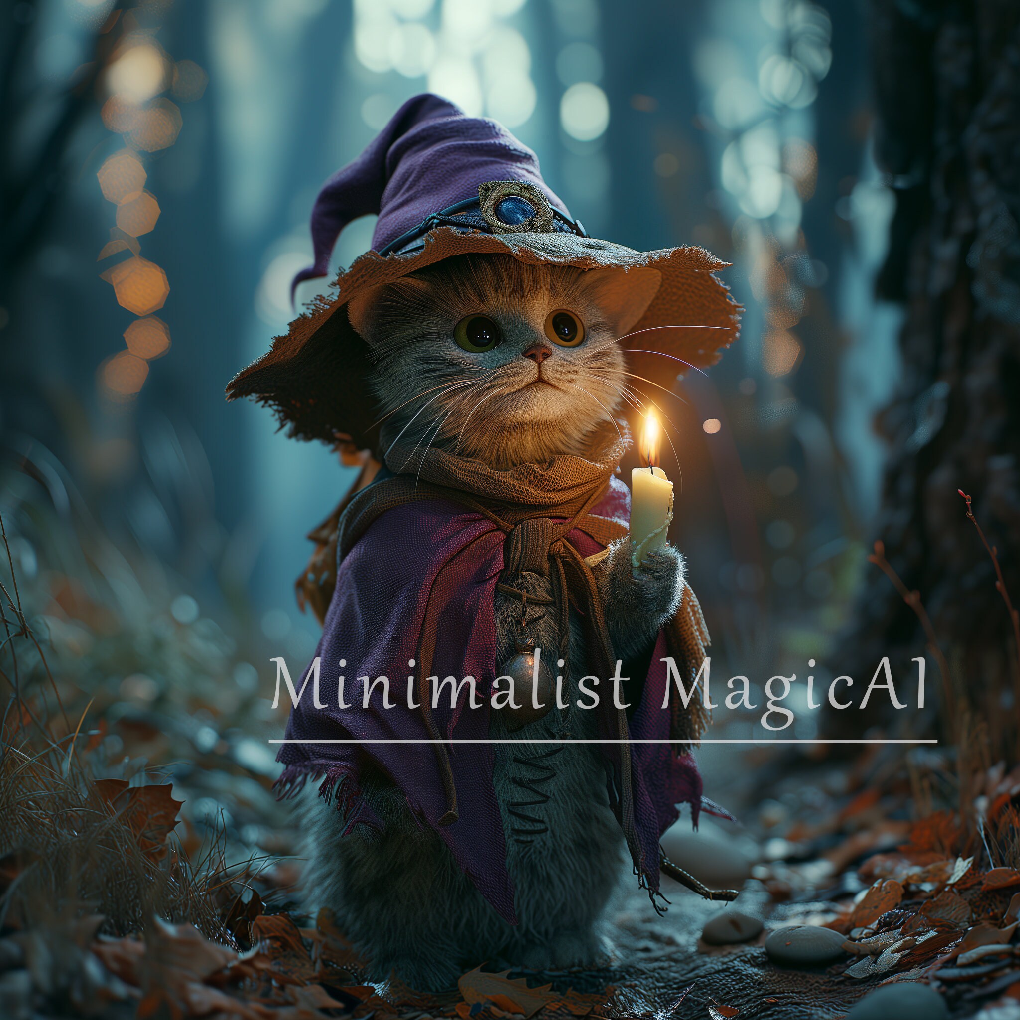 Cat Wizards | AI Generated | AI Art | Digital Download | Wall Art Print ...