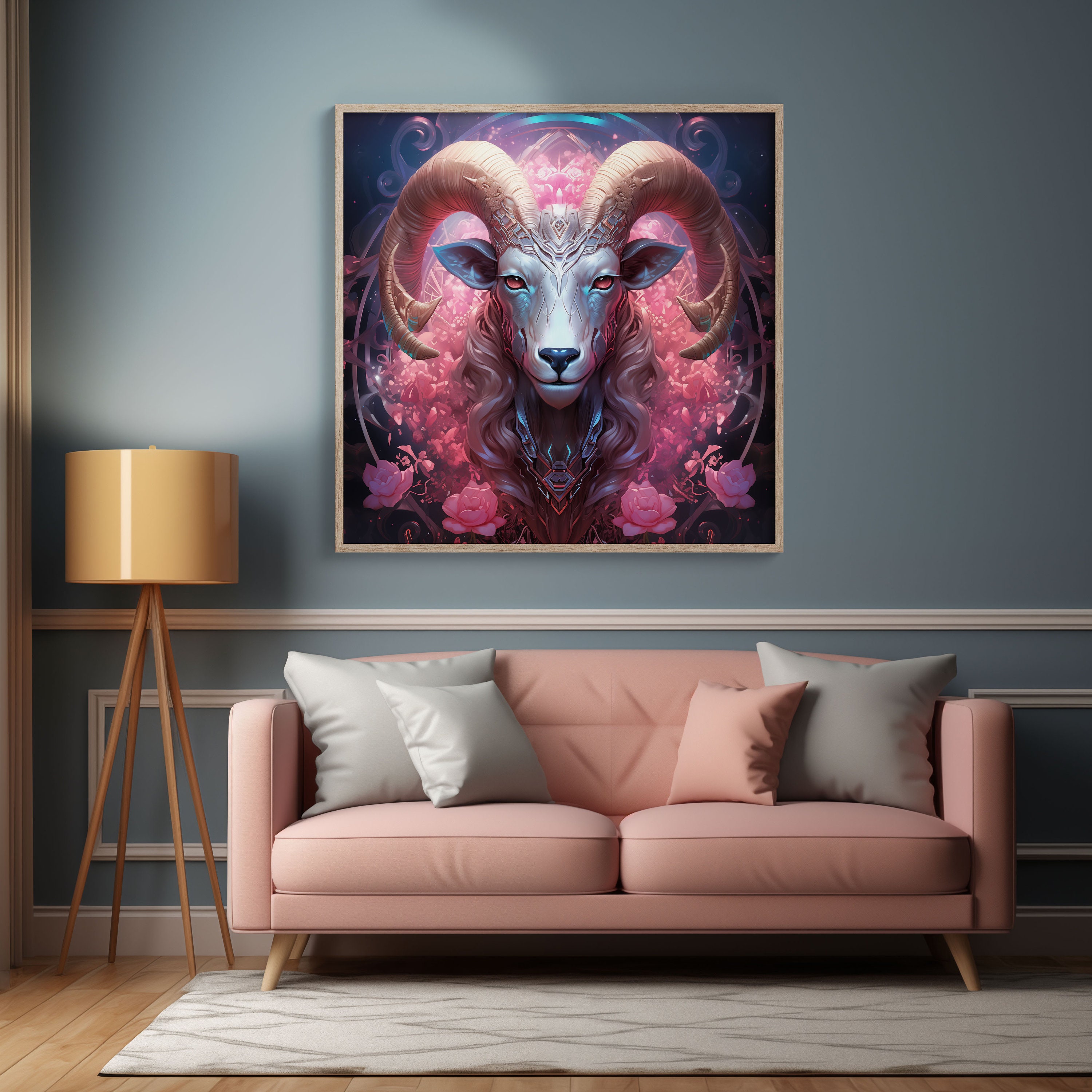Fantasy Astro Signs - Aries | AI Generated | AI Art | Digital Download ...