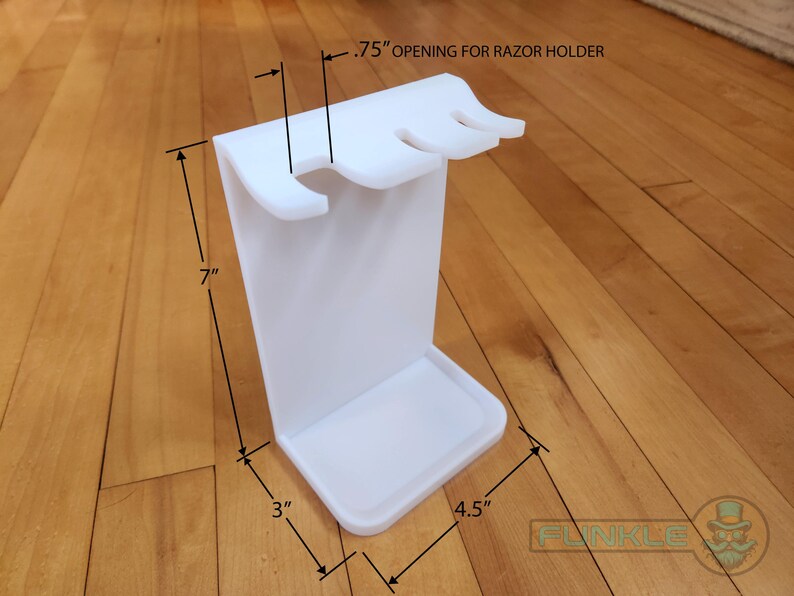 Toothbrush and Razor Holder With Drip Tray Keep Bathroom Counters and ...