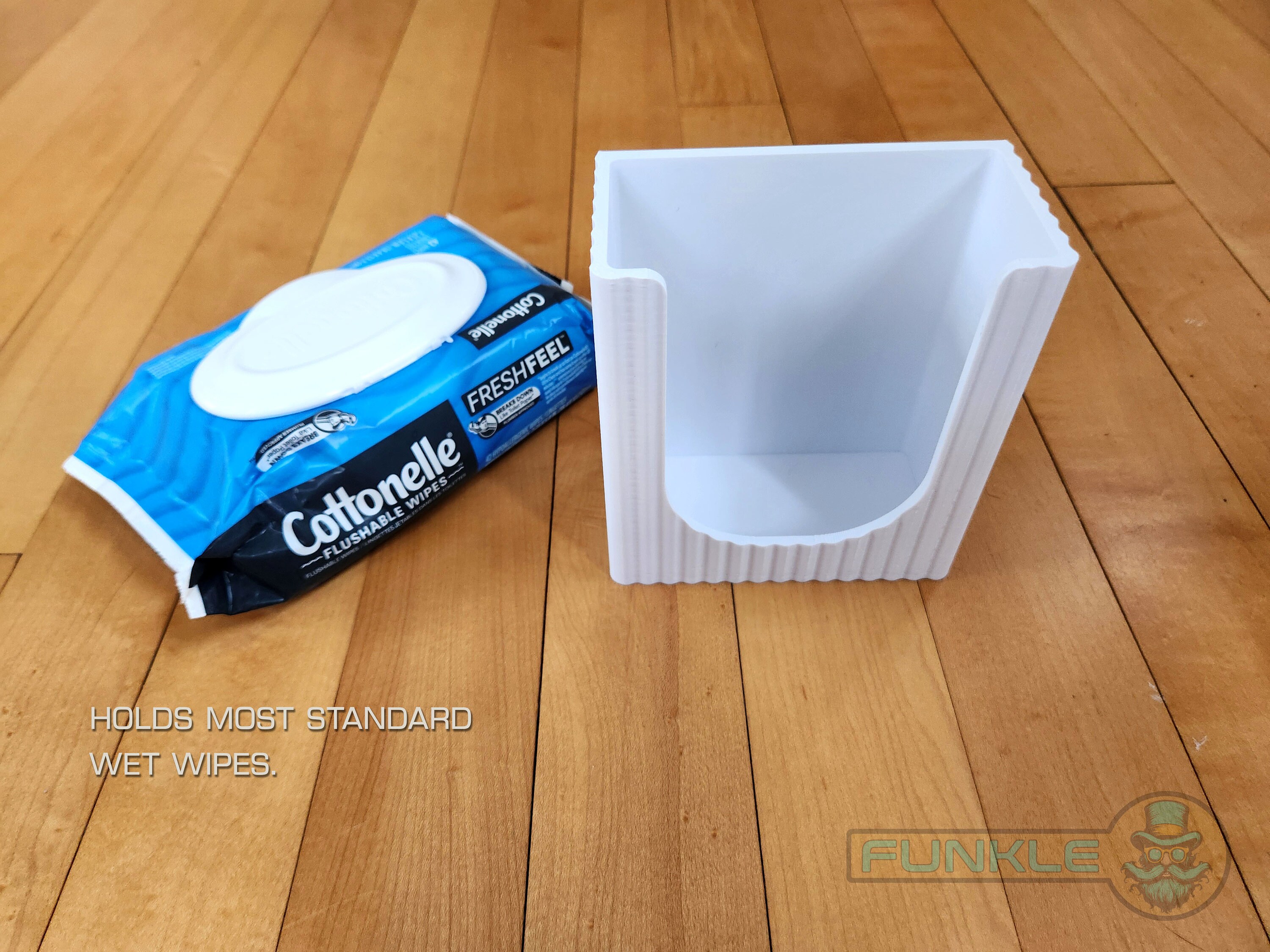 Hidden Wet Wipe Holder: Cabinet Door Mount, Clutter-free Bathroom ...