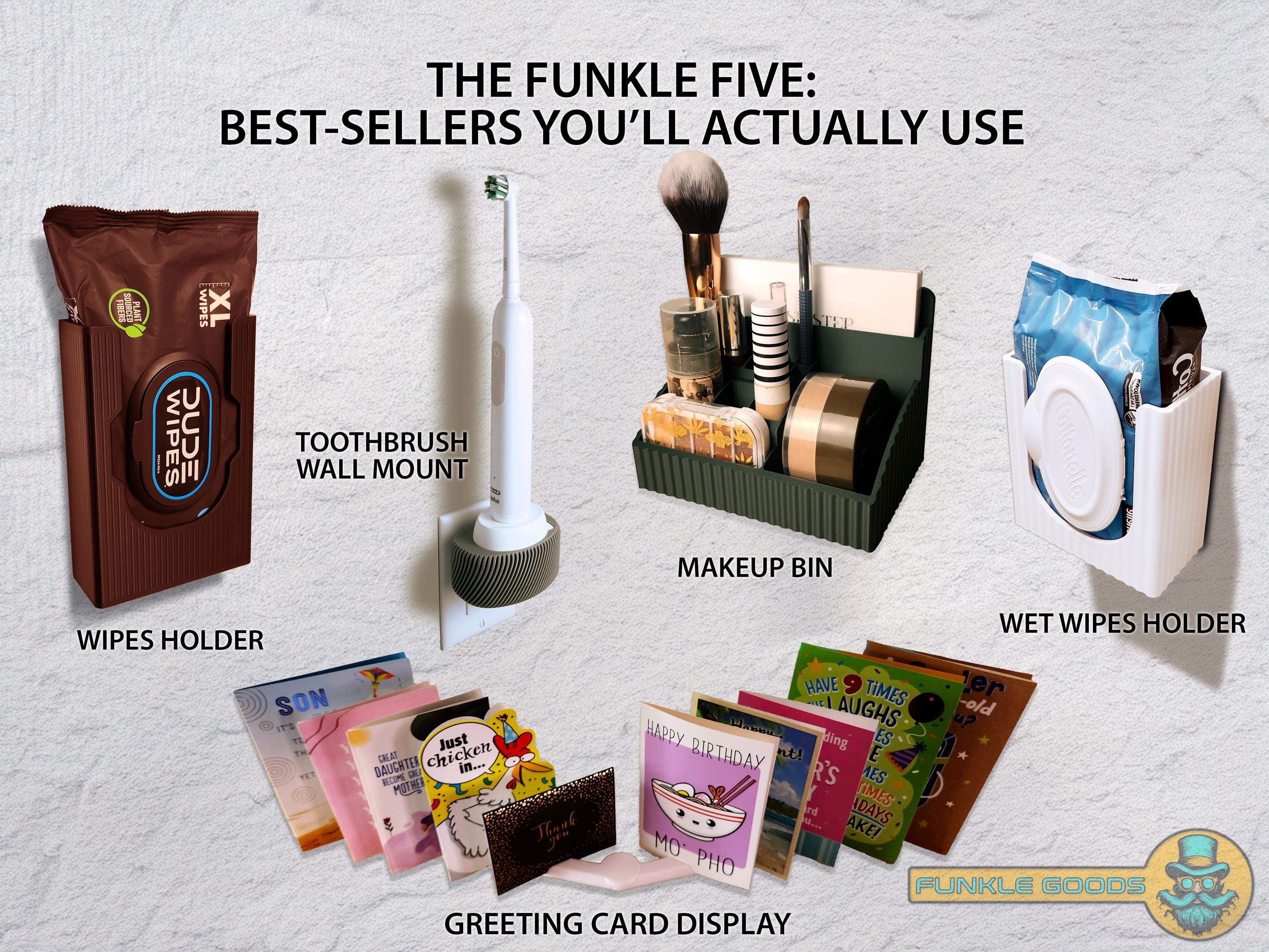 Hidden Wet Wipe Holder: Cabinet Door Mount, Clutter-free Bathroom Storage - Etsy