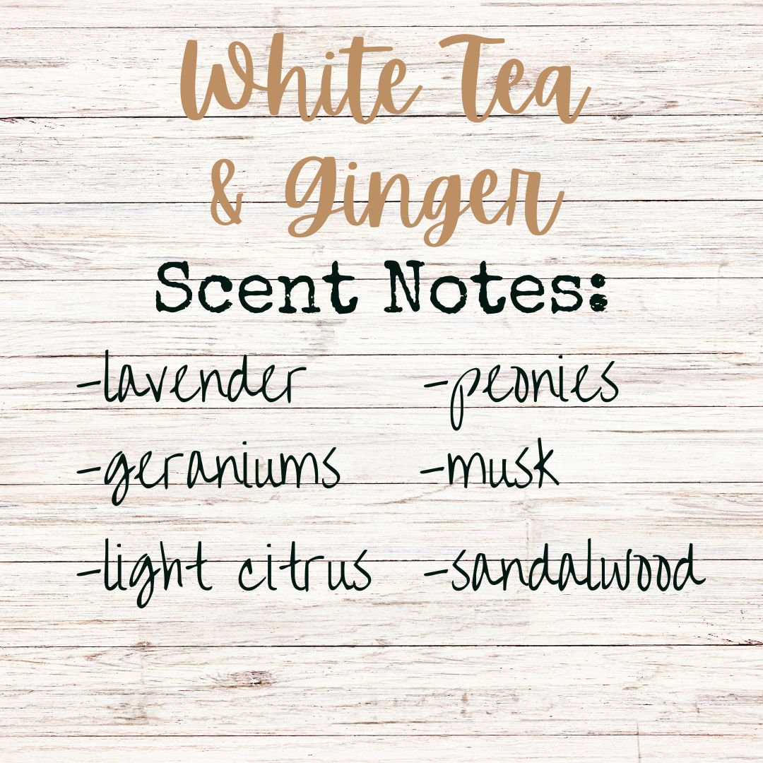 White Tea & Ginger 3 Oz Soy Wax Melt Bars Heavily Scented - Etsy