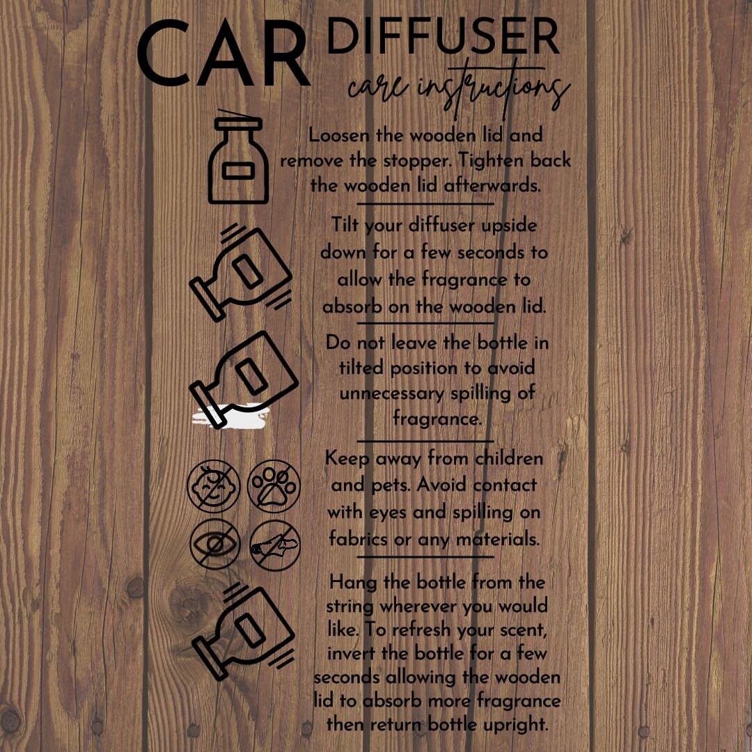 Pina Colada Hanging Car Scent Diffuser Air Freshener 8 Ml - Etsy