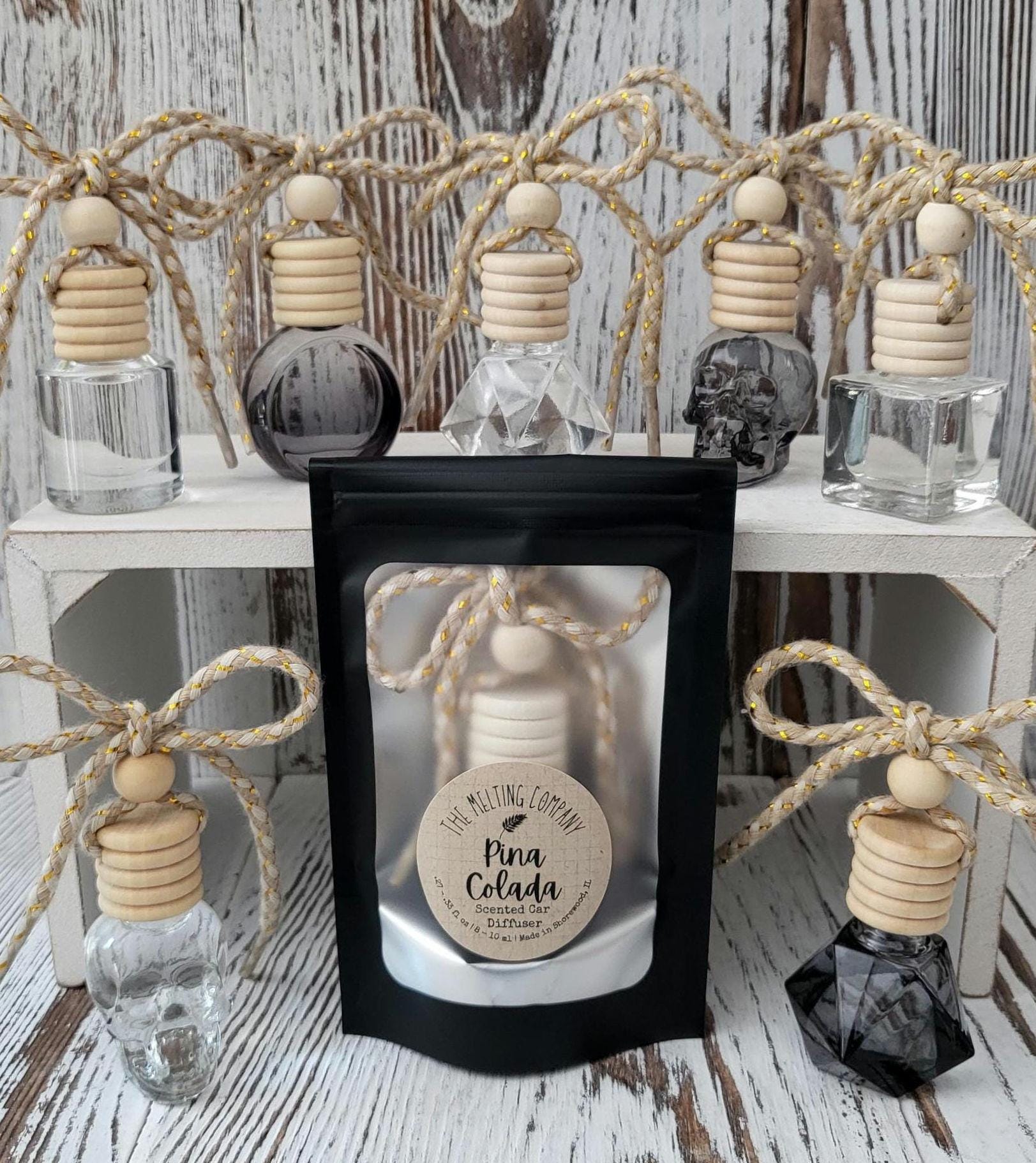 PINA COLADA | Hanging Car Scent Diffuser | Air Freshener | 8-10 Ml | 7 ...